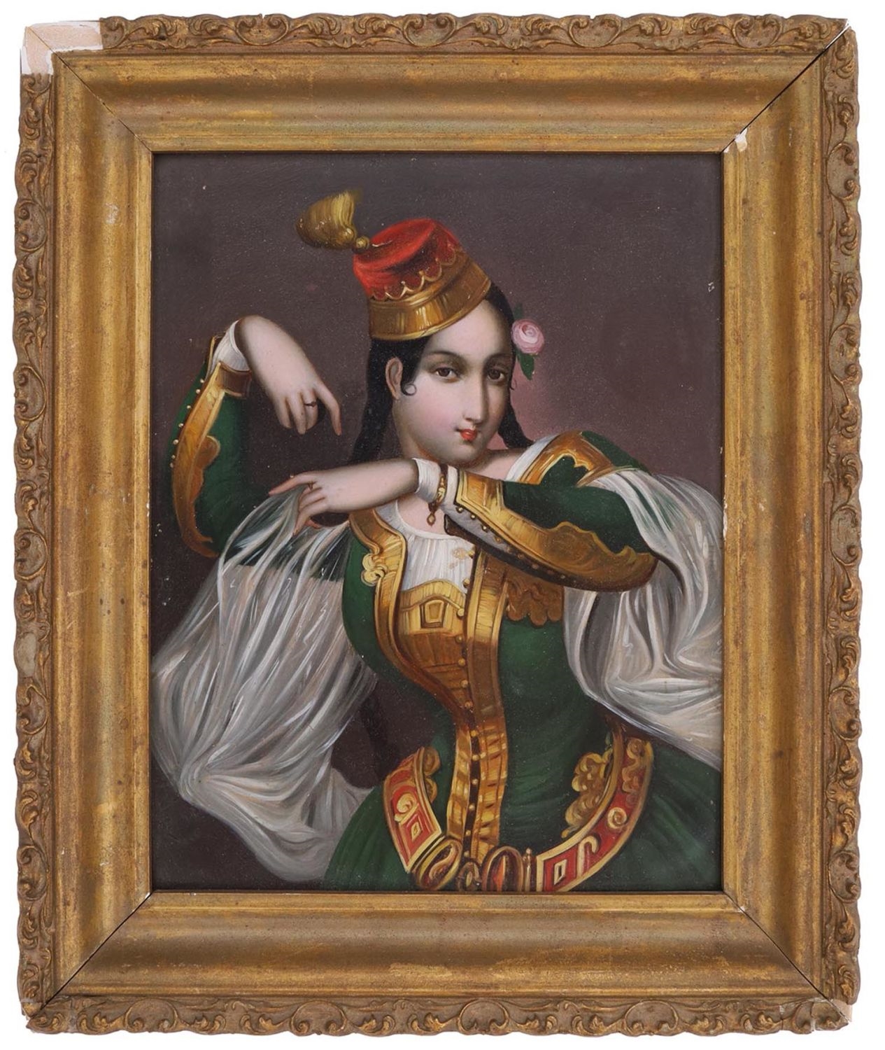 Turkish School, 19th Century | A TURKISH MINIATURE PAINTING OF A DANCER ...