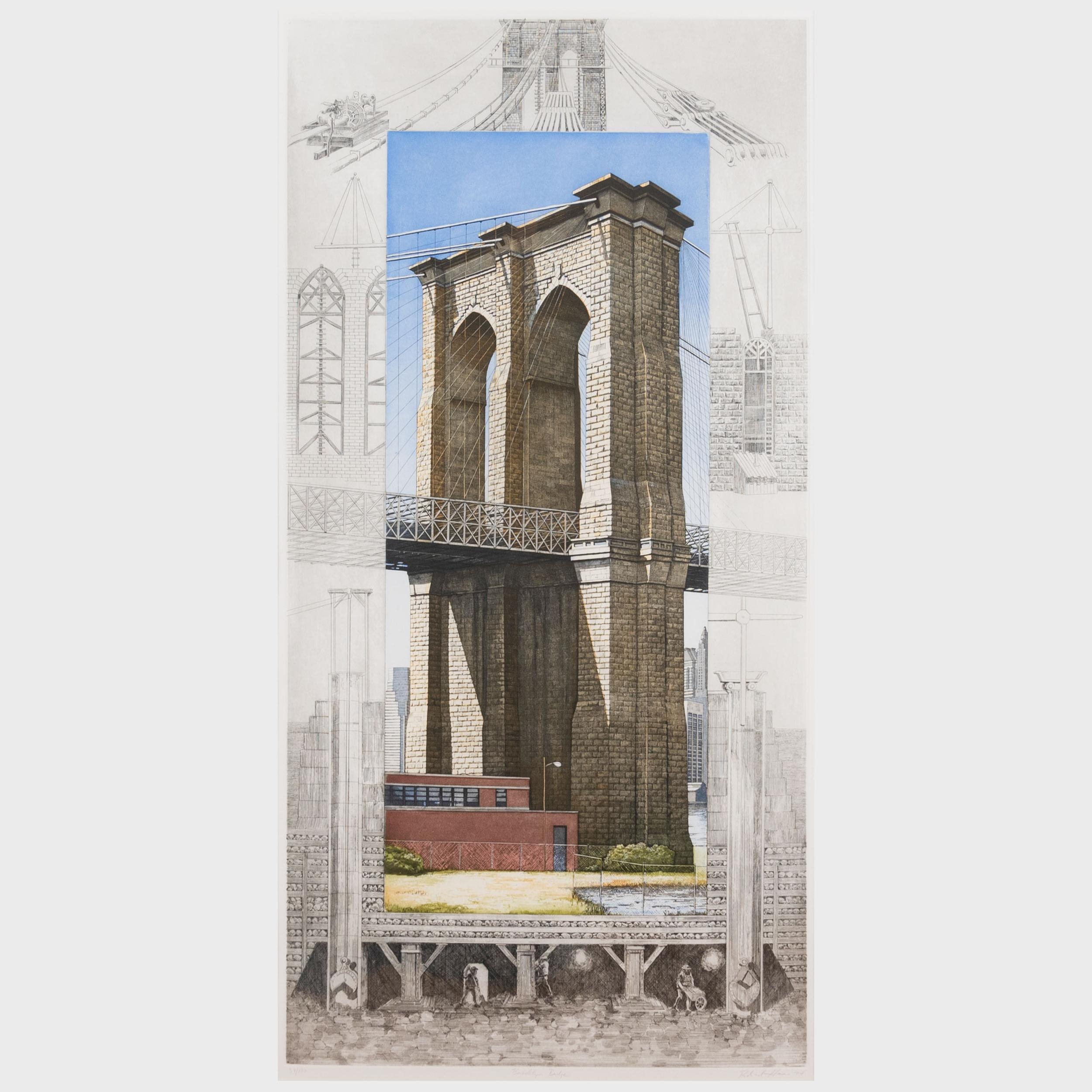 Richard Haas | Brooklyn Bridge (1994) | MutualArt