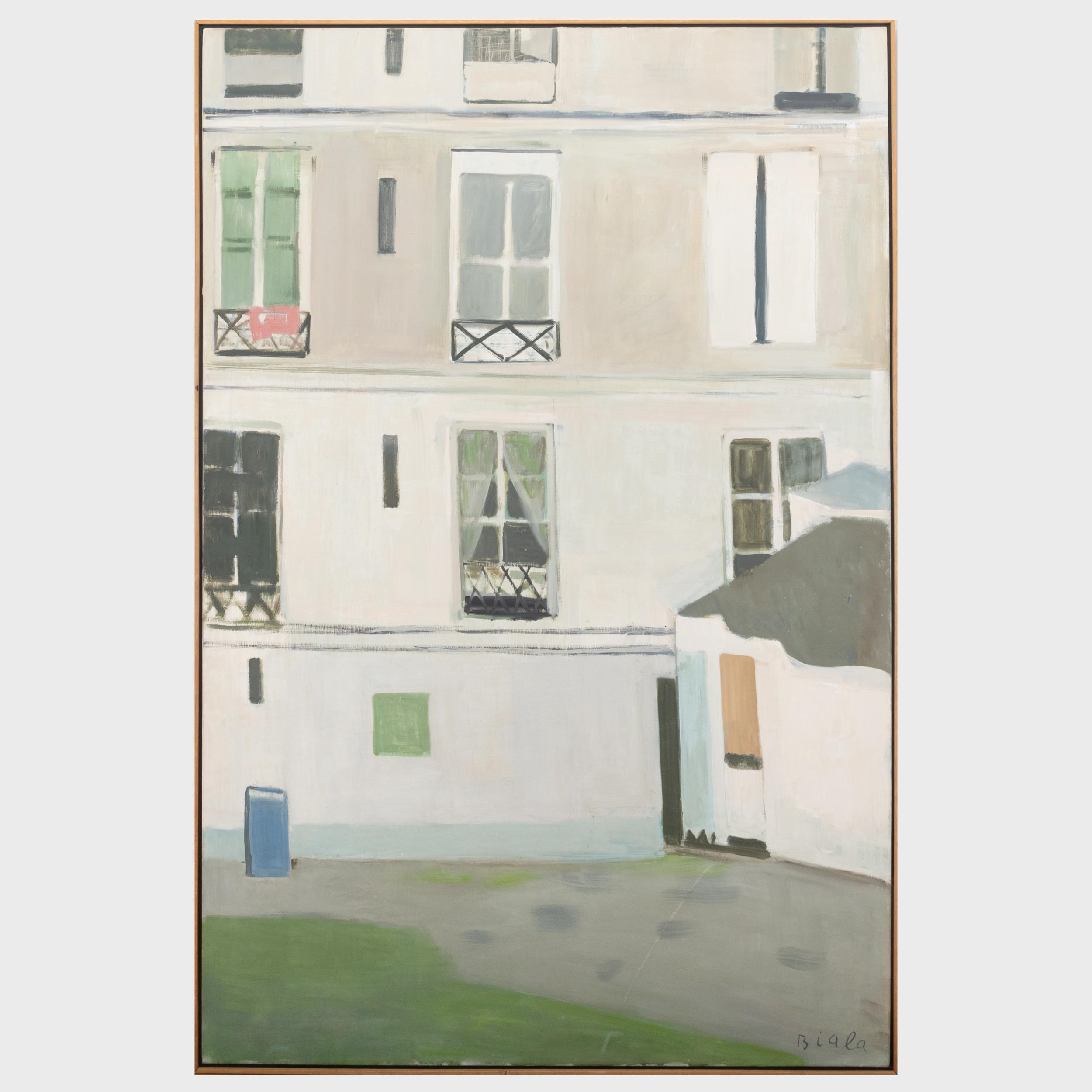 Janice Biala | Paris Courtyard (1982) | MutualArt