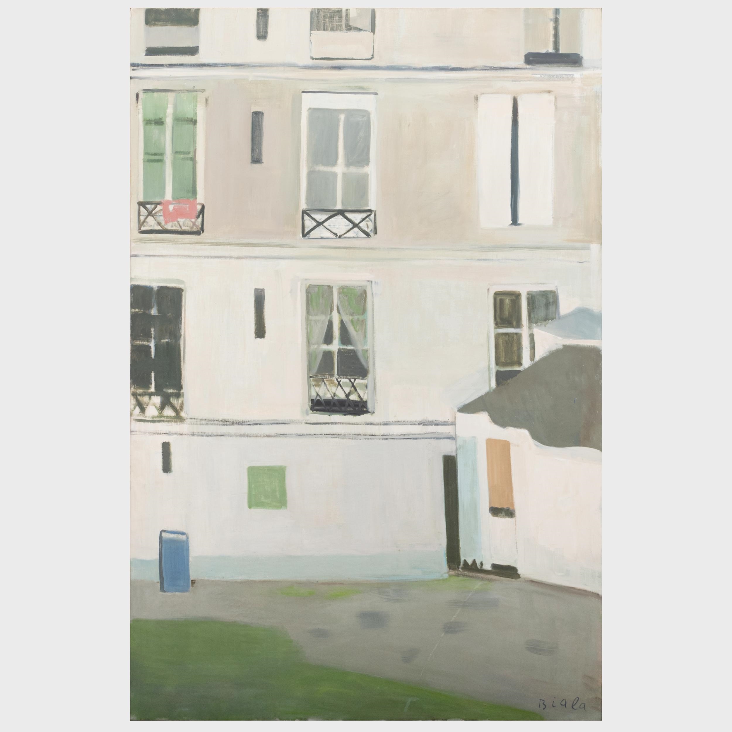 Janice Biala | Paris Courtyard (1982) | MutualArt