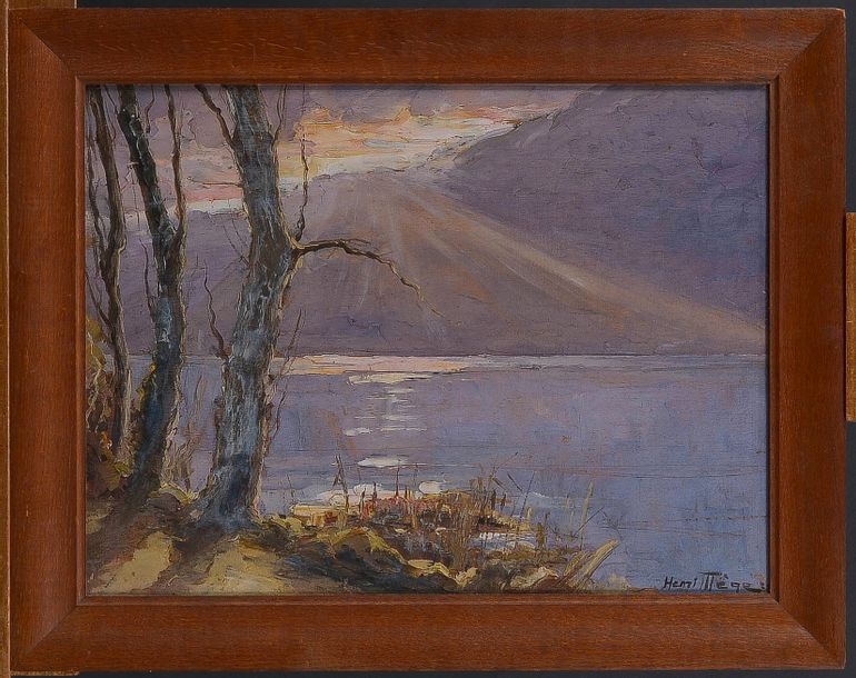 Henri Mege | Vue présumé du Lac du Bourget | MutualArt