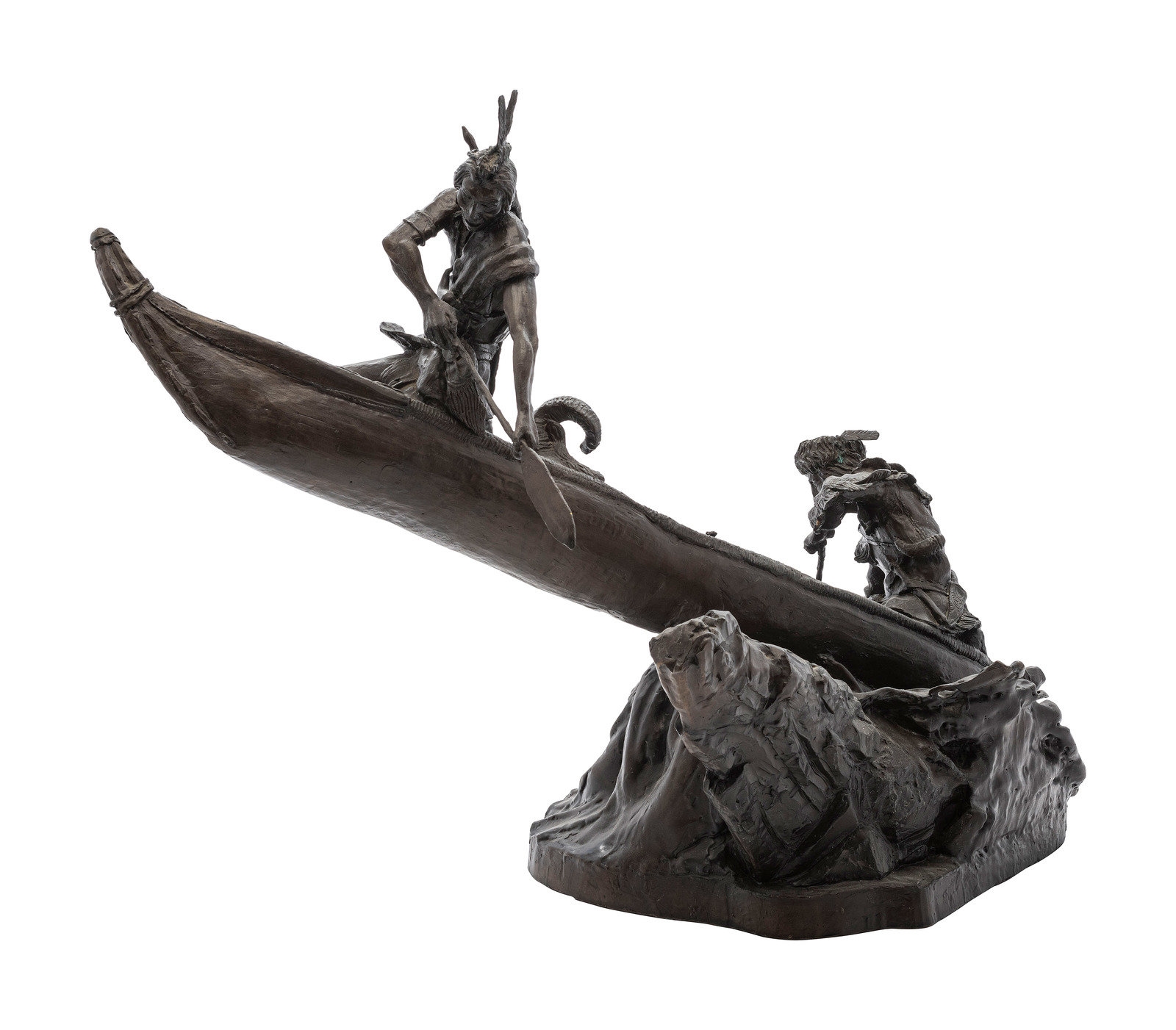 Rusty Phelps | Trapper and Native Canoeing (1973) | MutualArt
