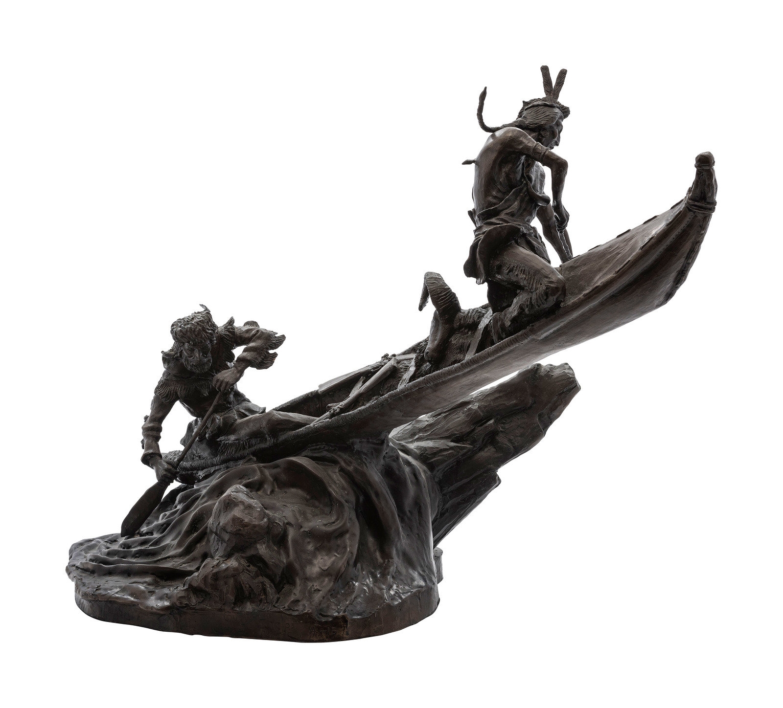 Rusty Phelps | Trapper and Native Canoeing (1973) | MutualArt