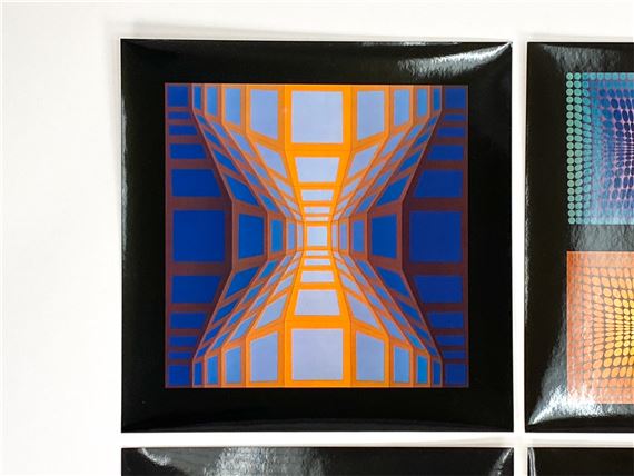 Victor Vasarely | Structures Universelles Du Damier (1975) | MutualArt