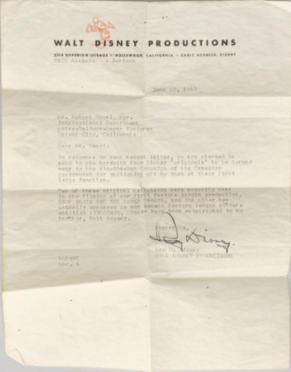 Walt Disney | IMPORTANT DISNEY CELLULOID | MutualArt