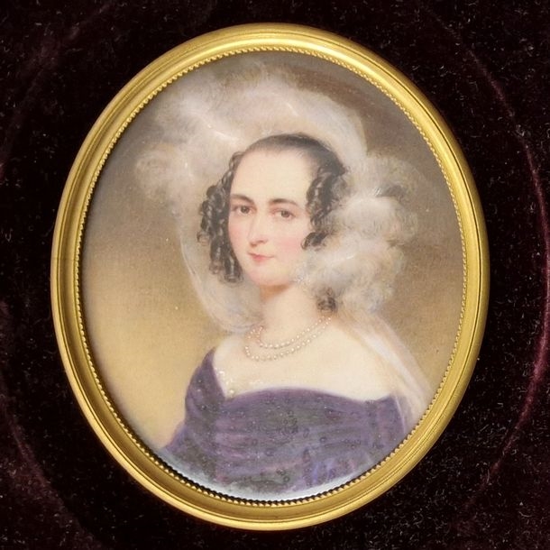 Moritz M. Daffinger | PORTRAIT OF PRINCESS ELEONORE LICHNOWSKY (CIRCA ...