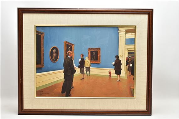 Roy J. E. Tidmarsh | FIGURES IN A MUSEUM OF ART (1988) | MutualArt