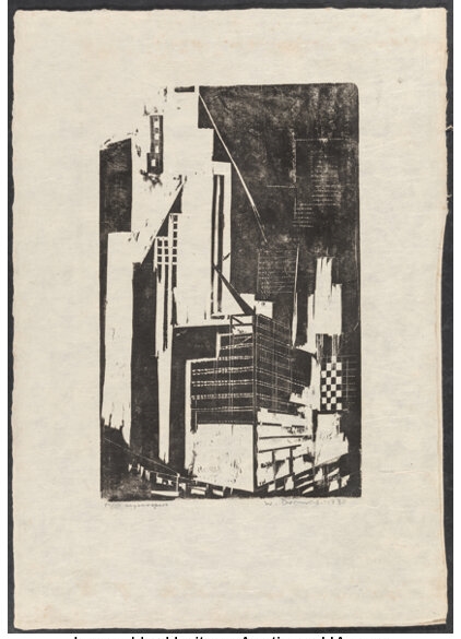 Werner Drewes | Skyscrapers (1930) | MutualArt