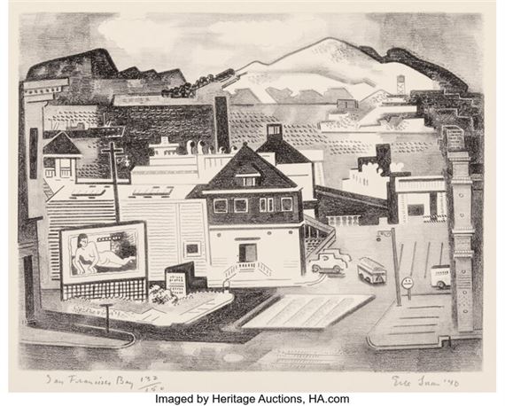 Erle Loran | San Francisco Bay (1940) | MutualArt