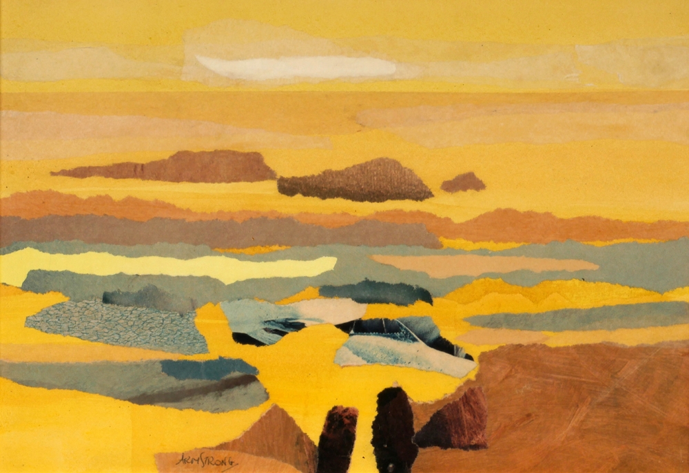 Arthur Armstrong | BLUE AND YELLOW LANDSCAPE | MutualArt