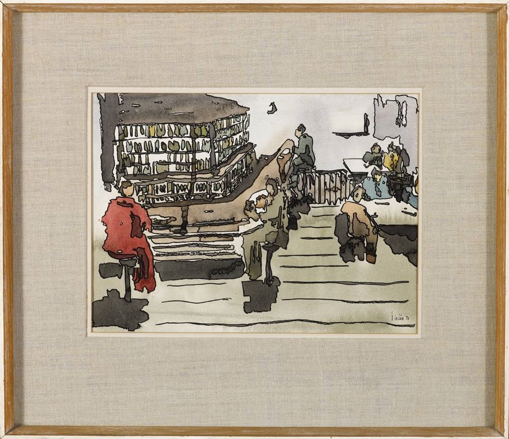 Colm O Cochláin | BAR SCENE, 1970 (1970) | MutualArt