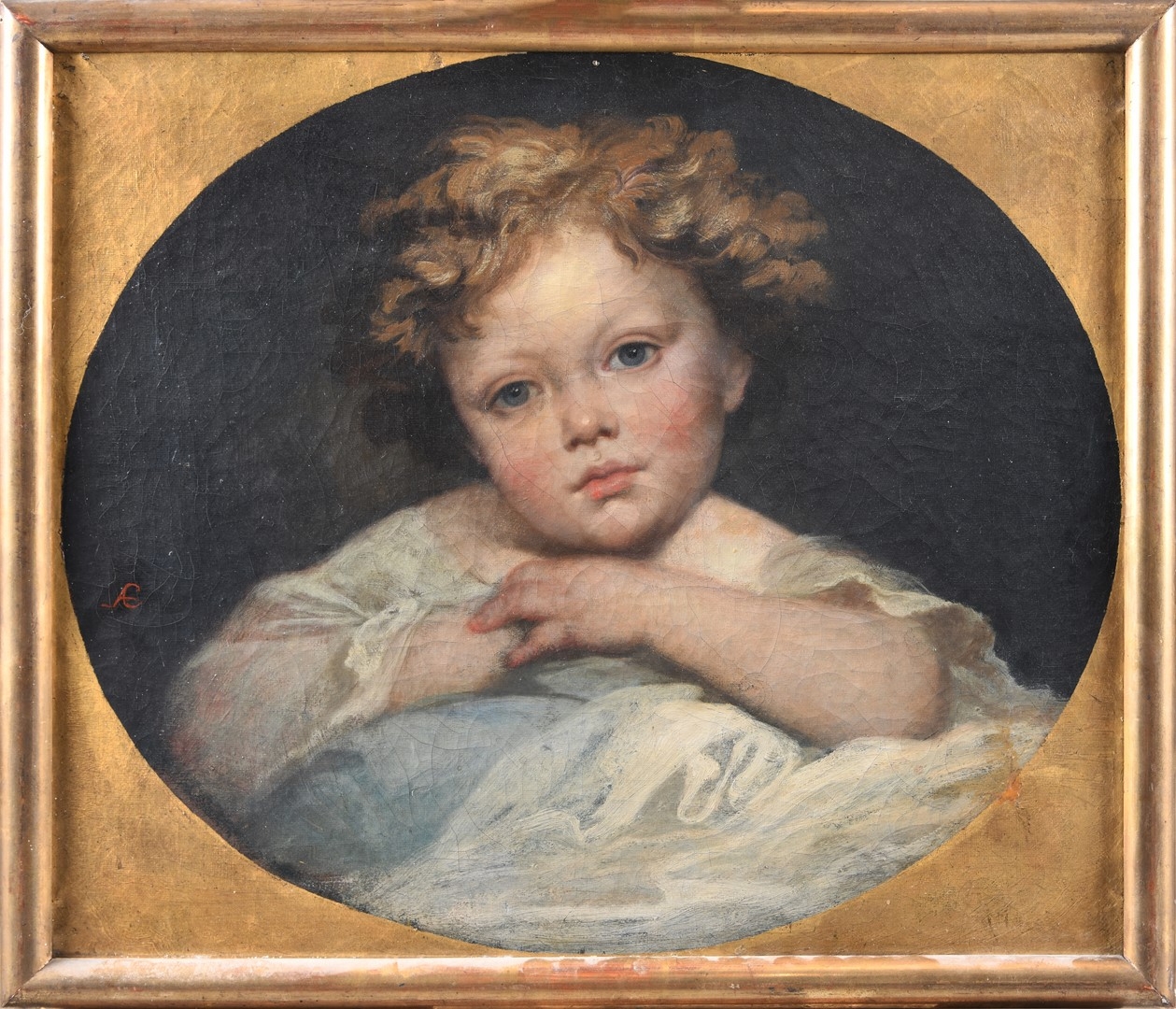 Auguste-Barthélemy Glaize | Portrait présumé de Paul Léon Glaize enfant ...