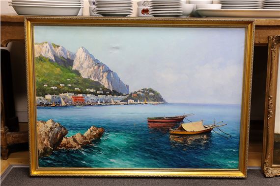 Guido Odierna | View along the Amalfi coast | MutualArt