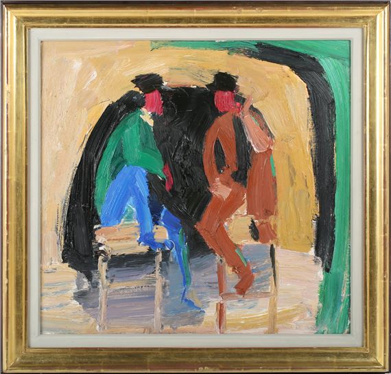 Julian Bailey | Two Actors on the Stage | MutualArt