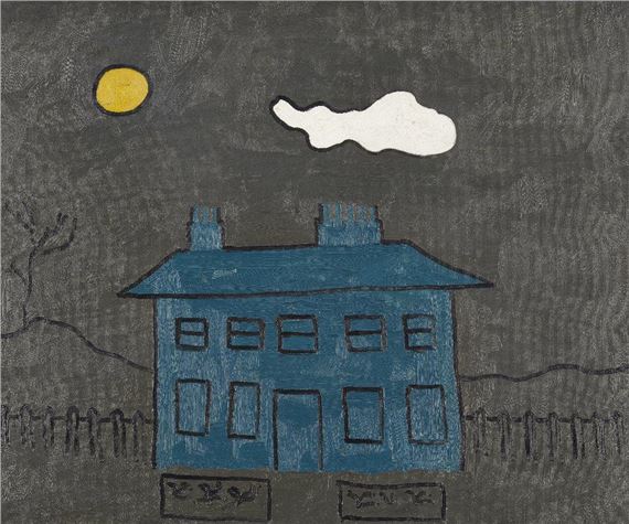 Kenneth Hall | The Blue House (1937) | MutualArt