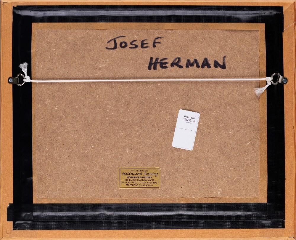 Josef Herman | Figure with dog | MutualArt