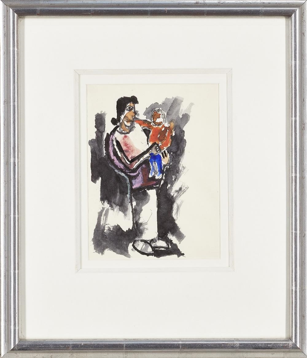 Josef Herman | Mother and child | MutualArt