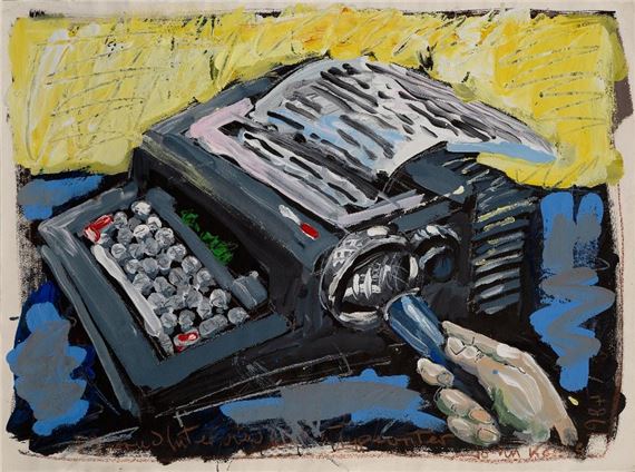 John Keane | Hurried Interview with Typewriter | MutualArt