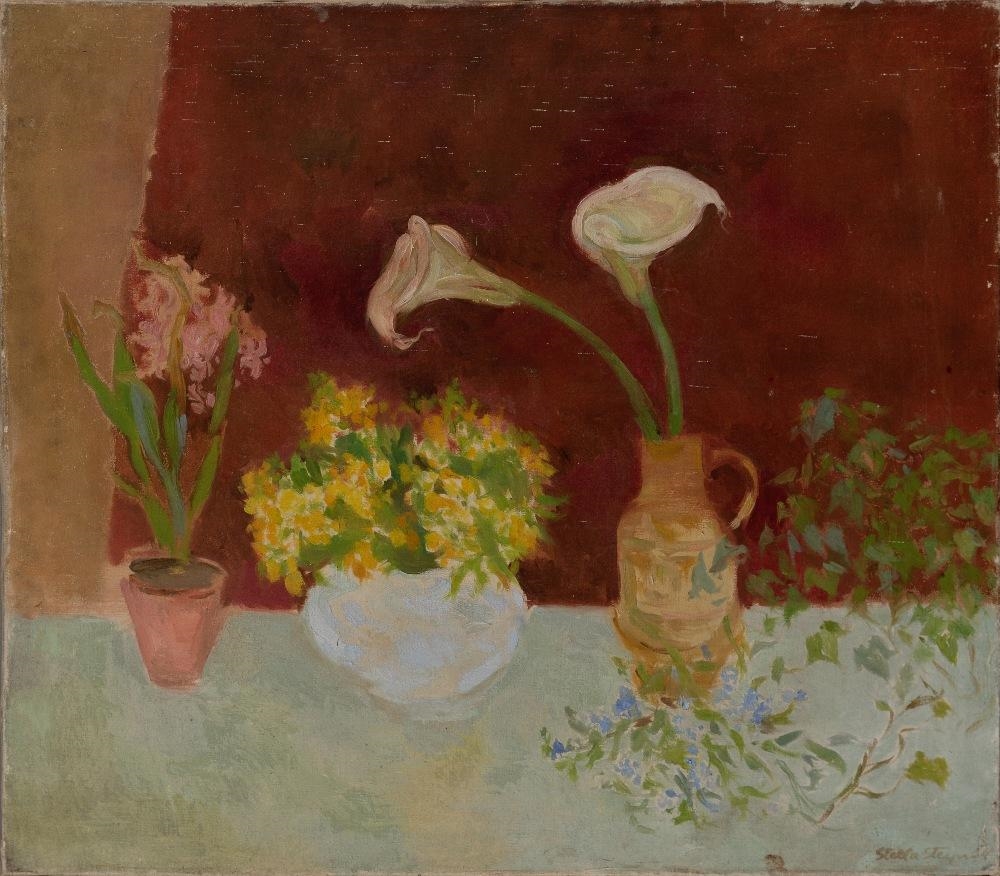 Stella Steyn | Still life with flowers | MutualArt