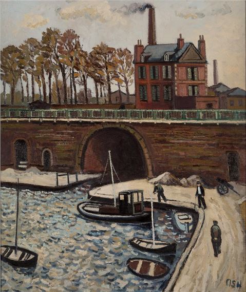 John Ash | Canal scene | MutualArt