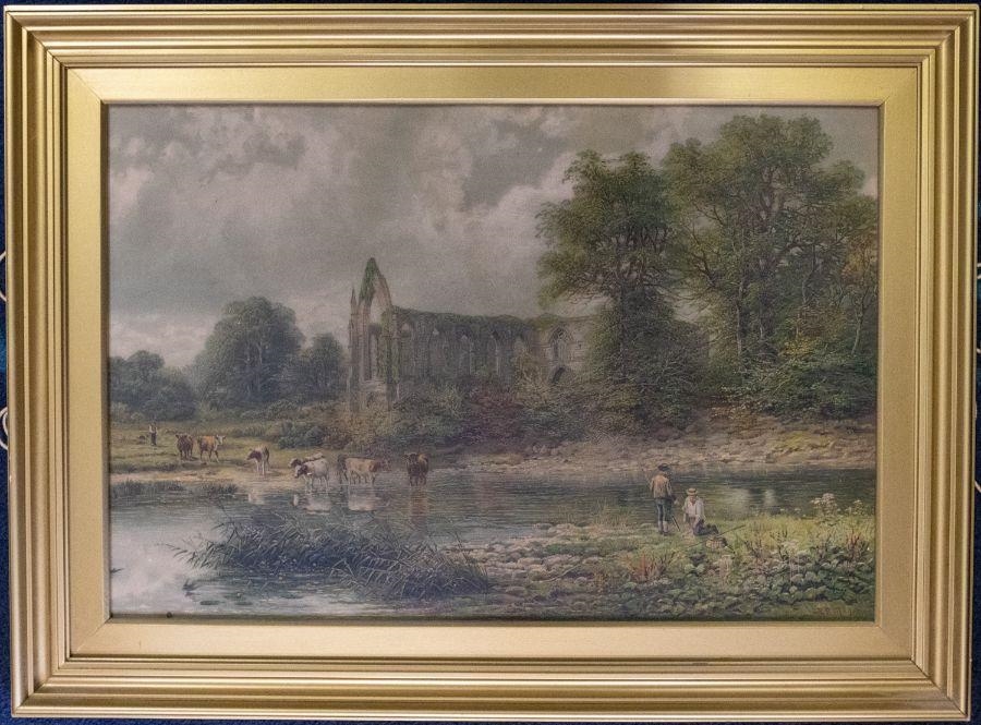 Robert Finlay McIntyre | a pair of lithographs depicting Furness Abbey ...