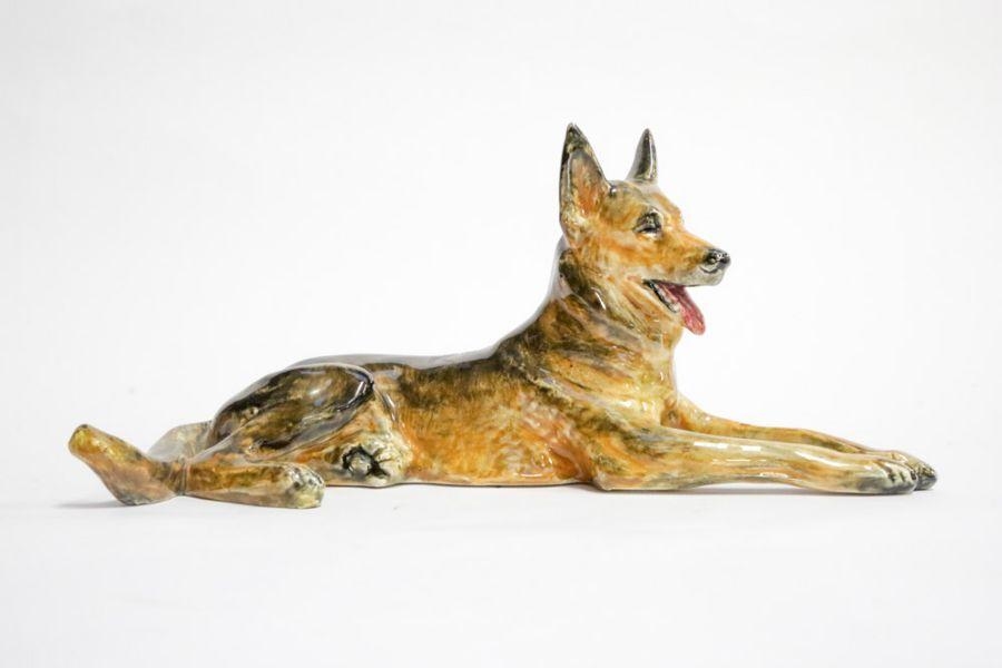 J. F. Barry Pittar | Barry Pittar ceramic model of a German Shepherd ...