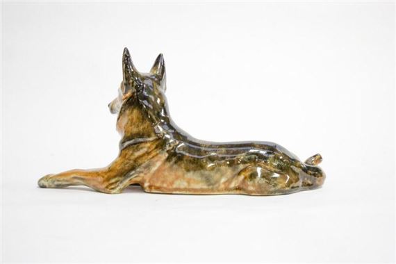 J. F. Barry Pittar | Barry Pittar ceramic model of a German Shepherd ...