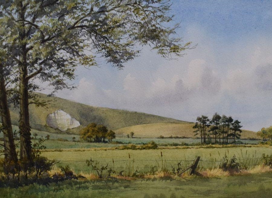 Joan Morgan | Two 20th Century framed watercolours of boats on coastal ...