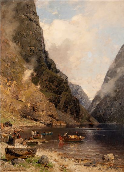 Georg Anton Rasmussen | From Gudvangen (1886) | MutualArt