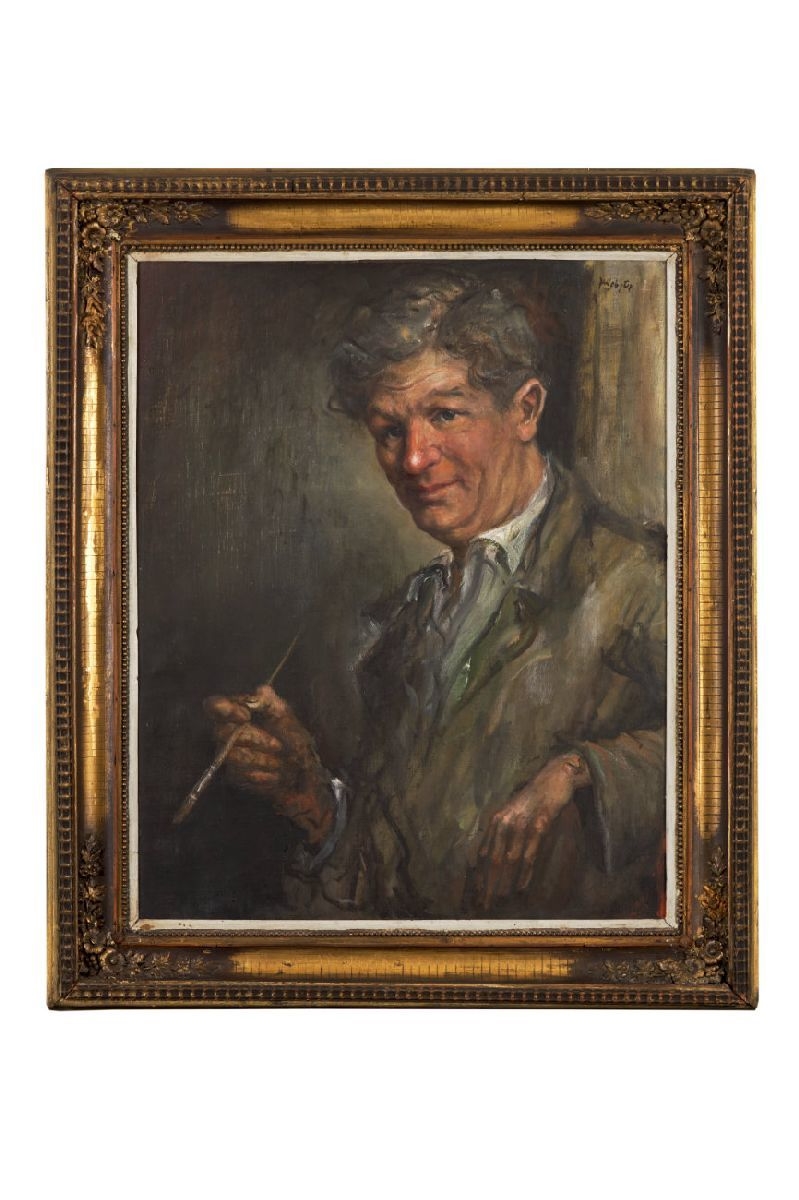 Július Jakoby | Autoportrét (1957) | MutualArt