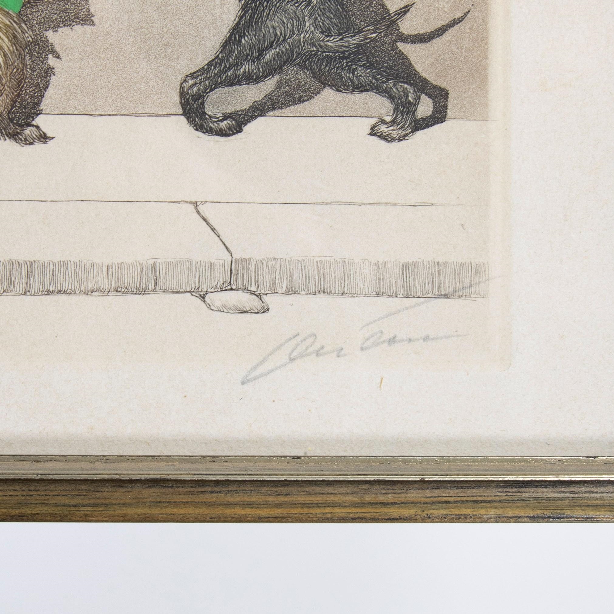 Boris O'Klein | Etching Dog cartoons from the Dirty Dogs of Paris ...