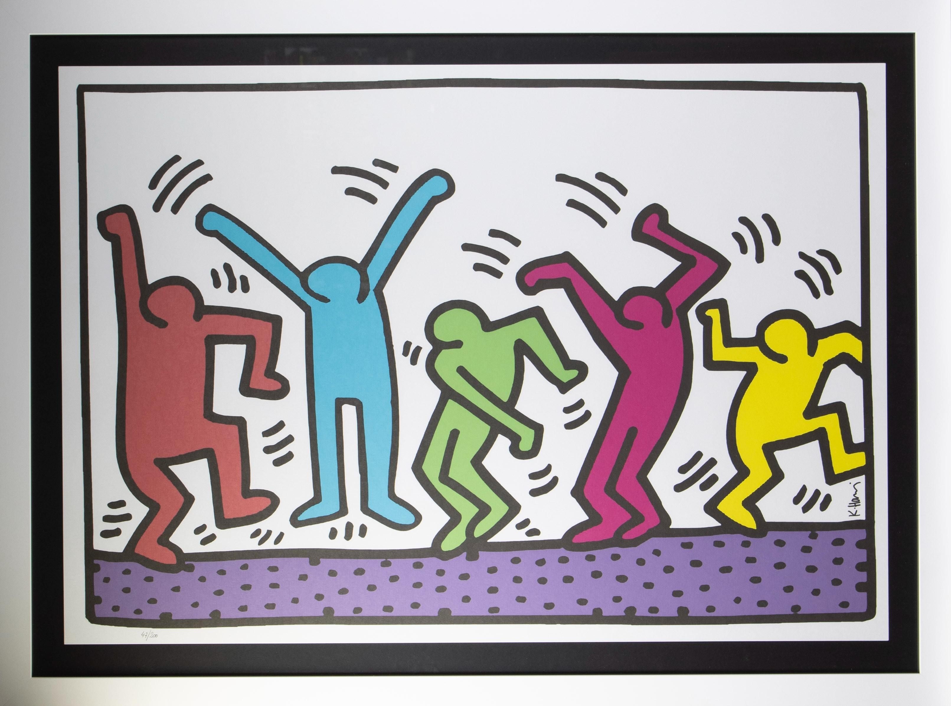 Keith Haring | Serialgraphy Pop Art Figures 47/200, signed in the plate ...