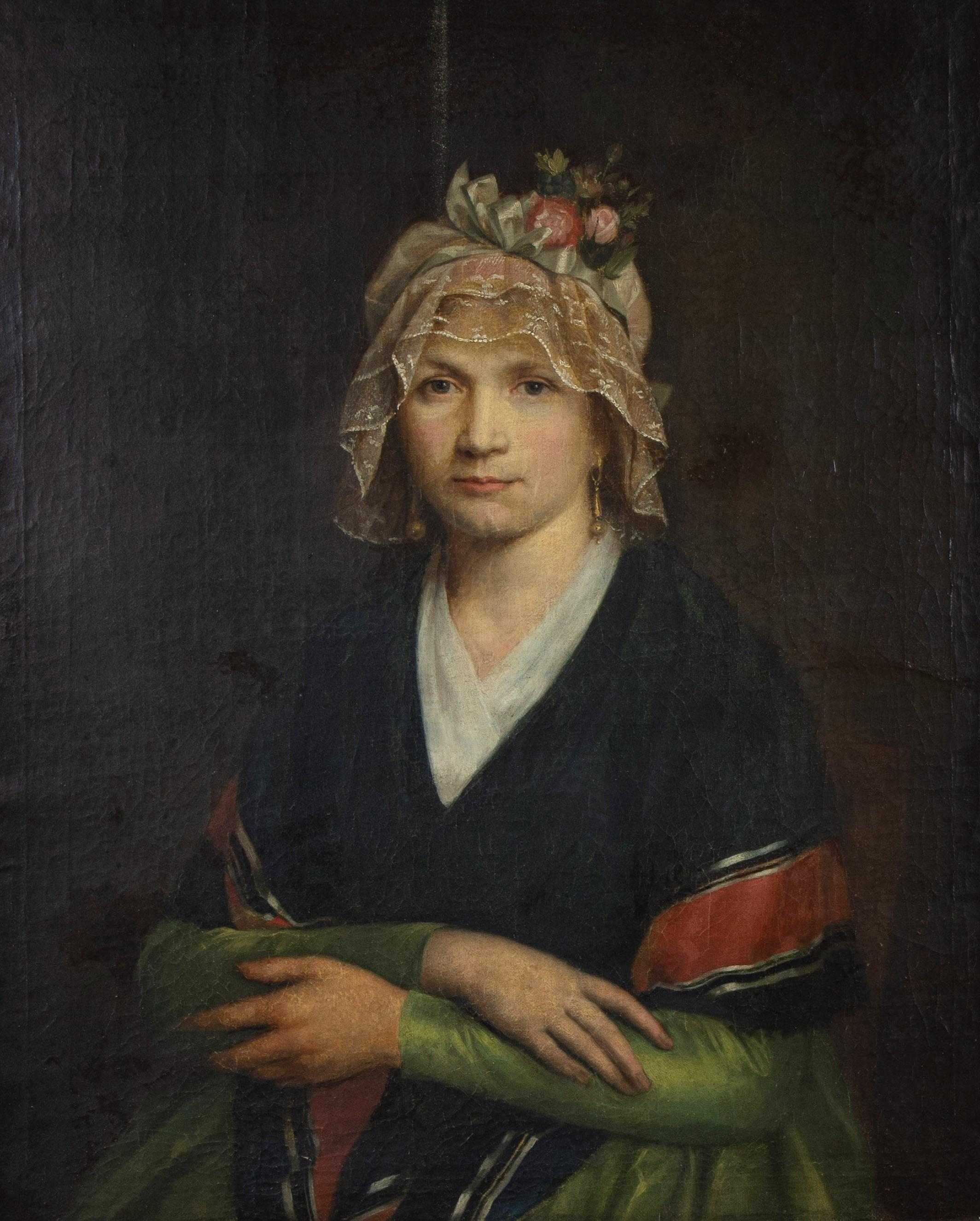 Jean Jozef de Loose | Portrait Maria Jacoba Impijns, wife of JJ De ...
