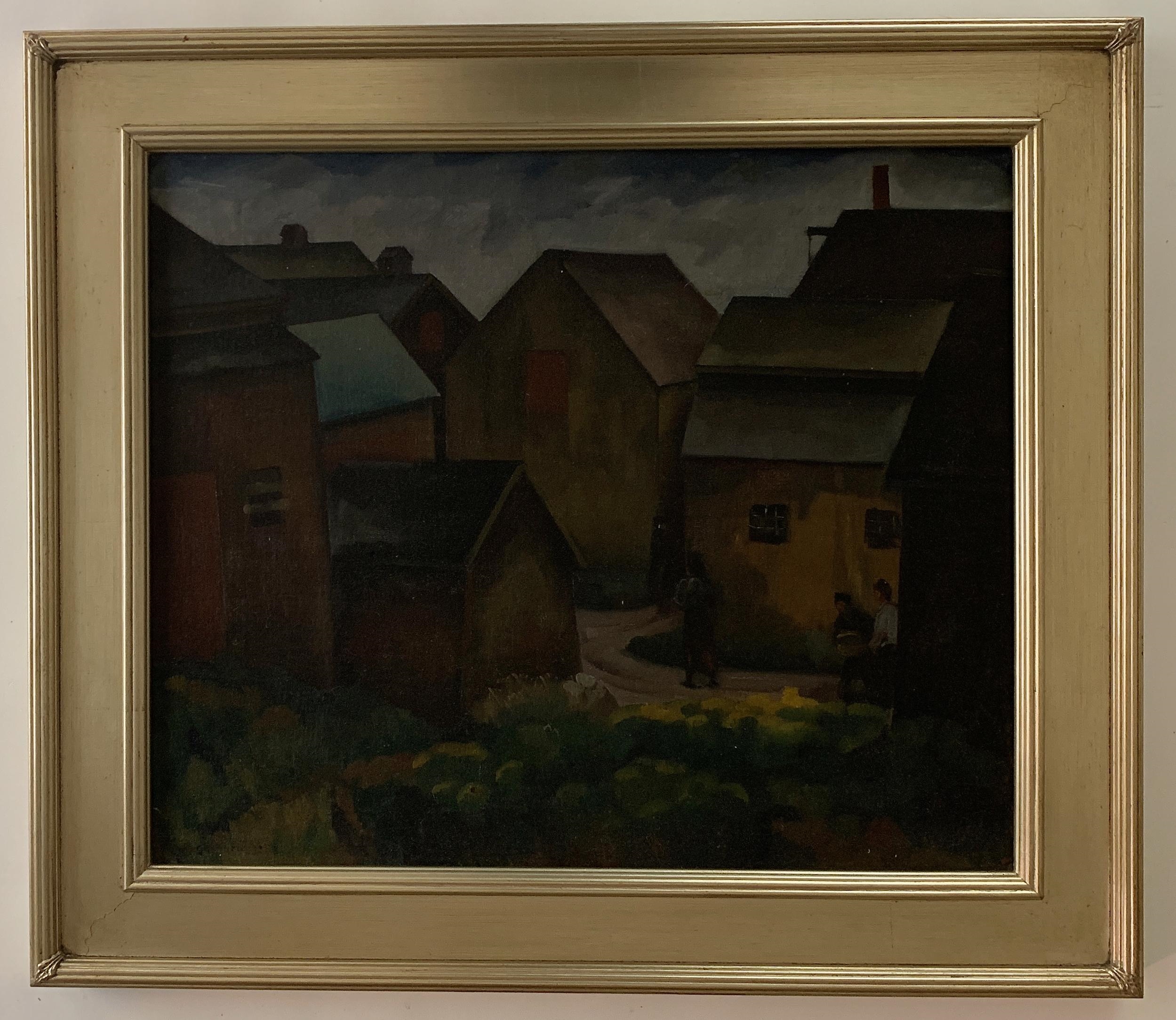 Joseph Raskin | Village at Dusk | MutualArt