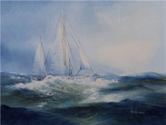 Ken Hammond | The Ketch Gypsy Moth, Sir Francis Chichester | MutualArt