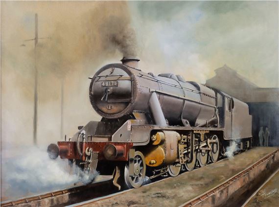 Joe Townend | LMS Stanier Class 8F Steam Locomotive 48171 | MutualArt