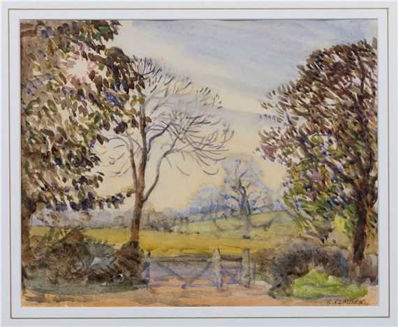 Sir George Classen | Chestnut Trees in Spring | MutualArt