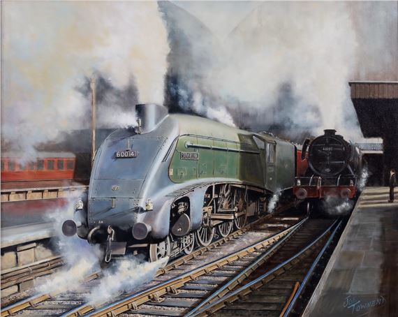 Joe Townend | LNER A4 Class Locomotive ‘Silver Link' 60014 with a Class ...