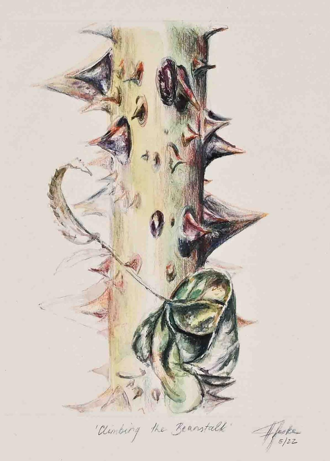 Heike Taschner Jeske | CLIMBING THE BEANSTALK (2022) | MutualArt