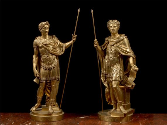 French School, 19th Century | César et Auguste | MutualArt