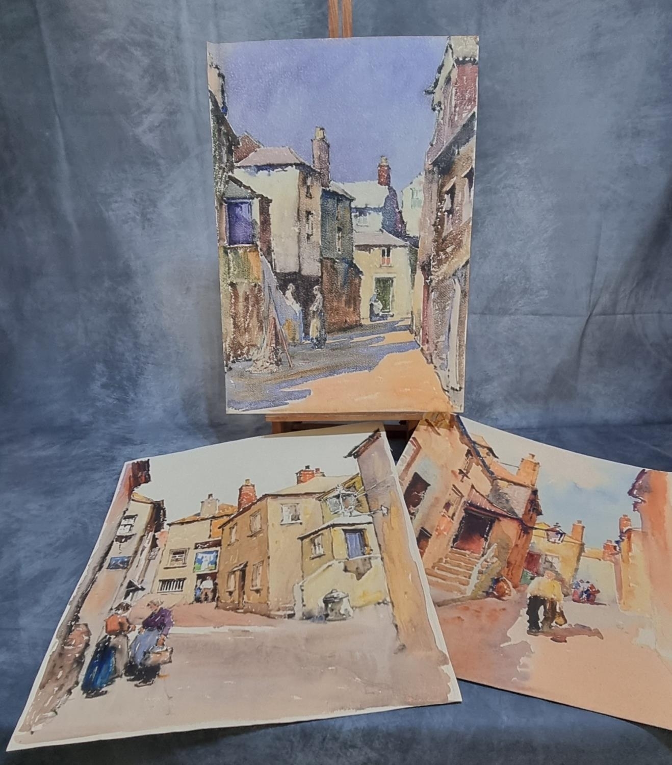 Will Evans | a group of street scenes with figures, . xcm approx ...