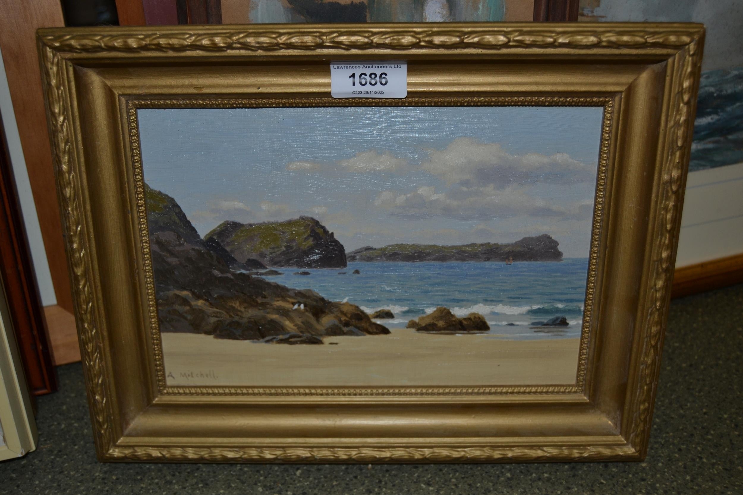 A. Mitchell | Cornish coastal landscape and rocky coastal landscape ...