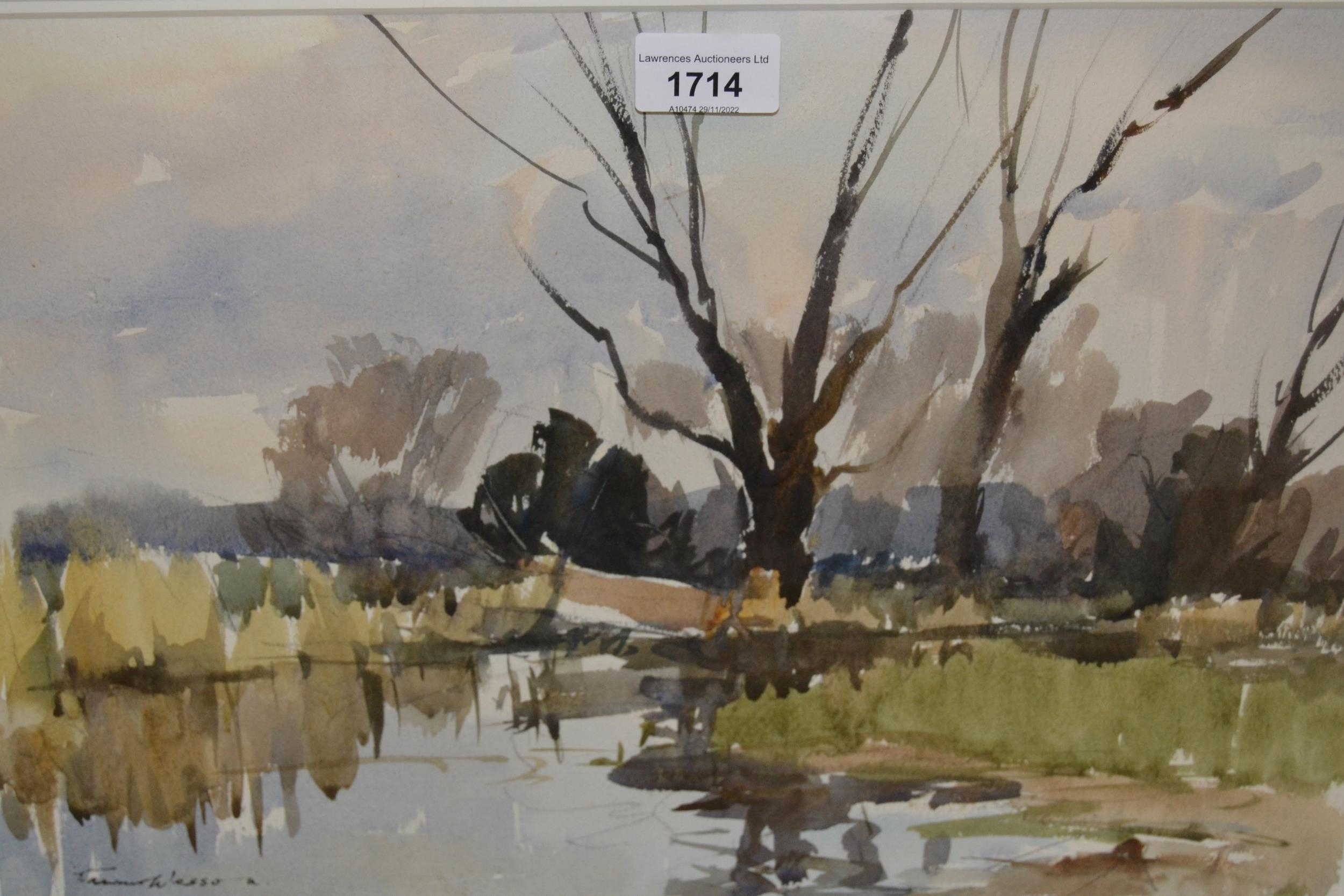 Edward Wesson | rural river scene | MutualArt