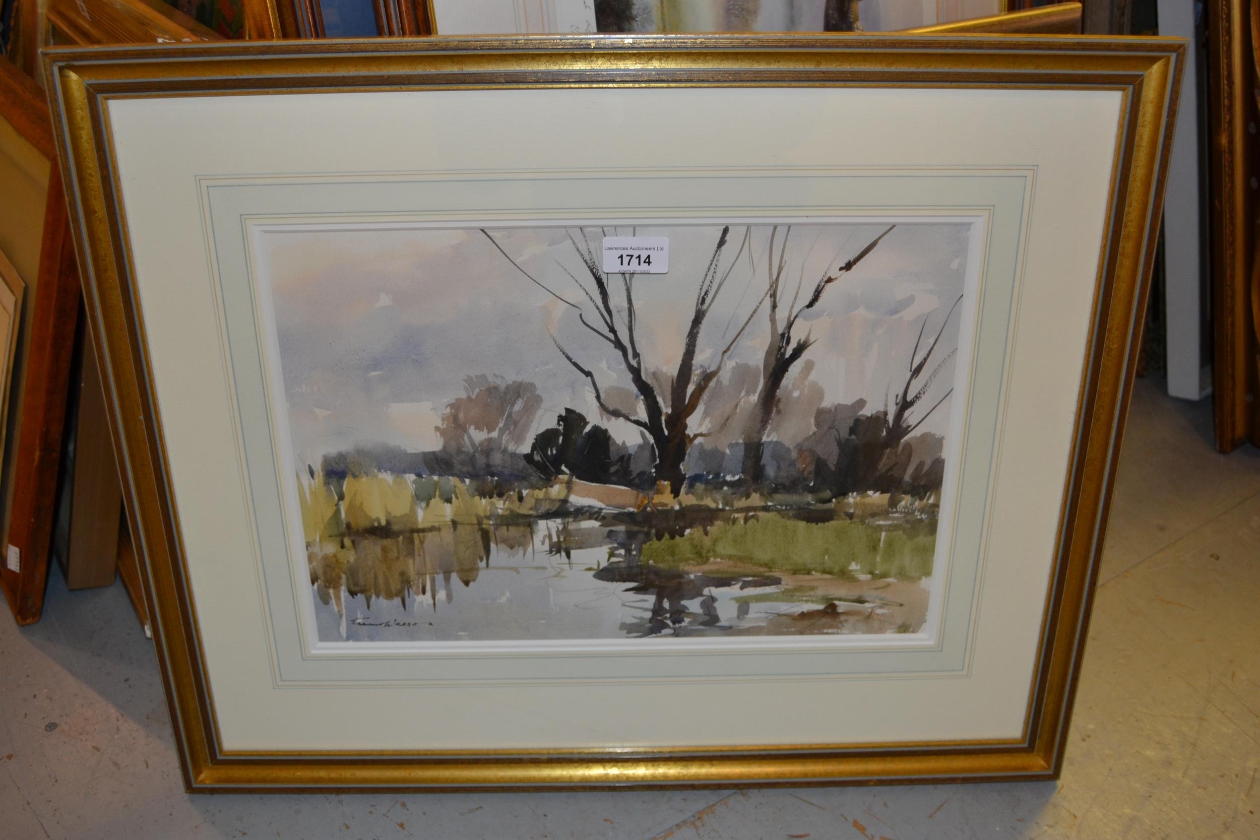 Edward Wesson | rural river scene | MutualArt