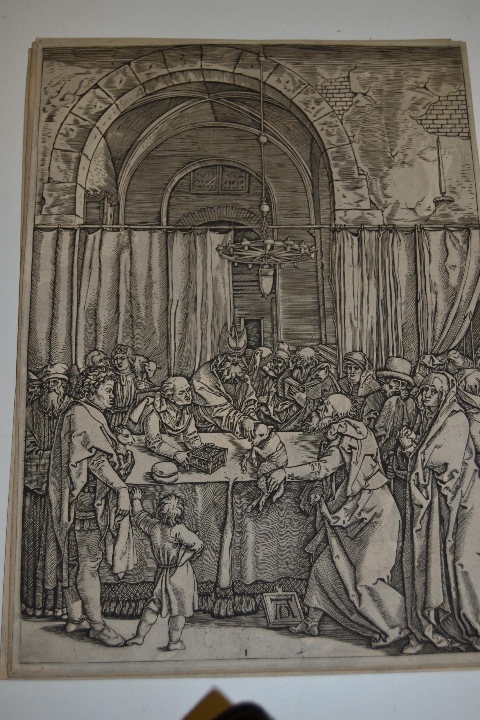 Albert Durer Lucas | Seven unframed 19th Century Albert Durer prints ...