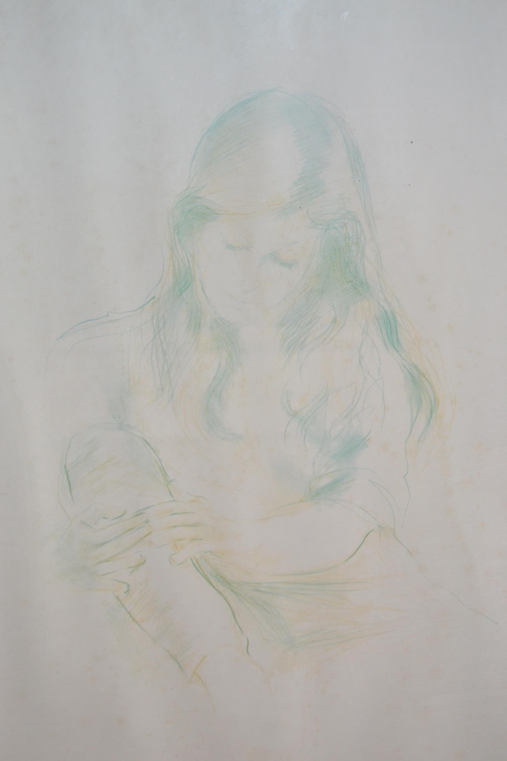 Andrew Vicari | ' Lafille du Var ' portrait of a girl | MutualArt