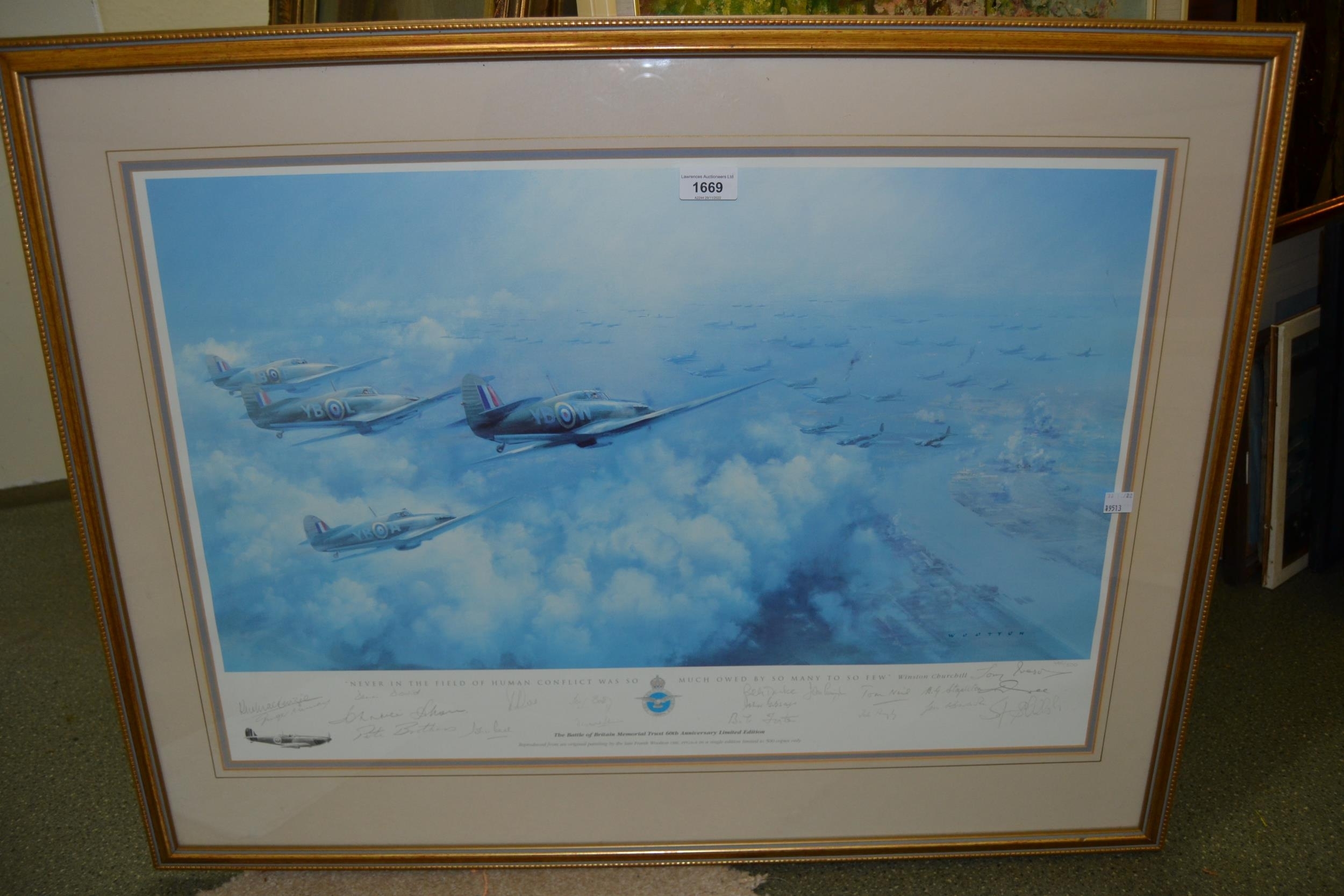 Frank Wootton | ' Never in the field of human conflict was so much owed ...