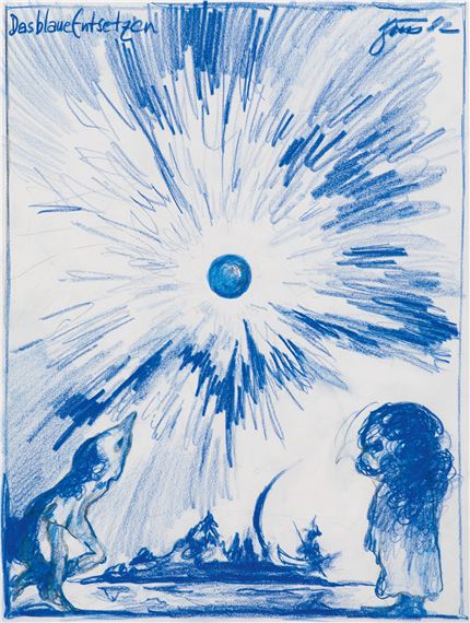 Günter Brus | Das blaue Entsetzen (1982) | MutualArt