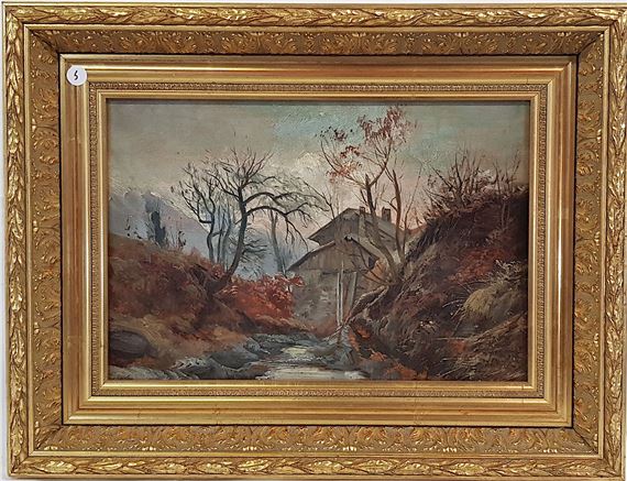 Claudius Seignol | Paysage au moulin | MutualArt