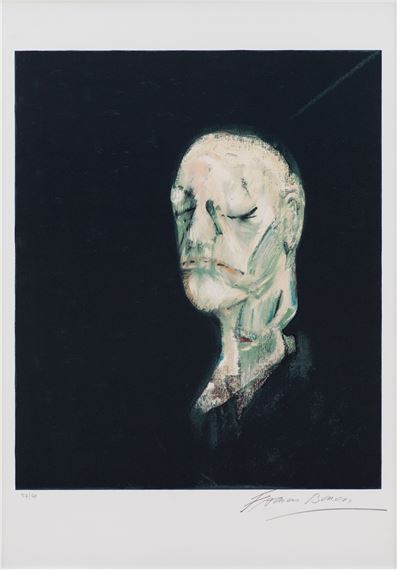 Francis Bacon | Mask mortuaire by William Blake (1991) | MutualArt